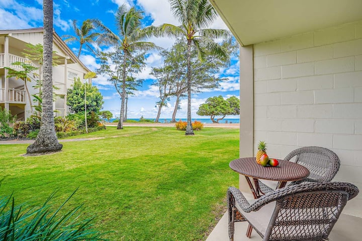 Islander On The Beach 160 Direct Oceanfront Studio - Kauai