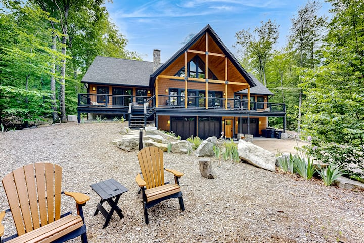 Rural 4br  | Fireplace | Balcony | W/d - Lake Winnipesaukee, NH