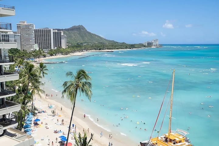 3x Ocean View 1 Kb At Waikiki Beach Resort - Honolulu, HI