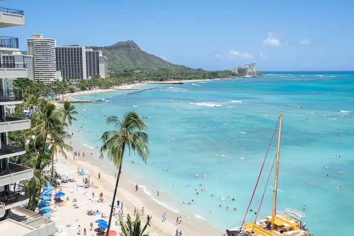 3x Ocean View 1 Kb At Waikiki Beach Resort - Honolulu, HI