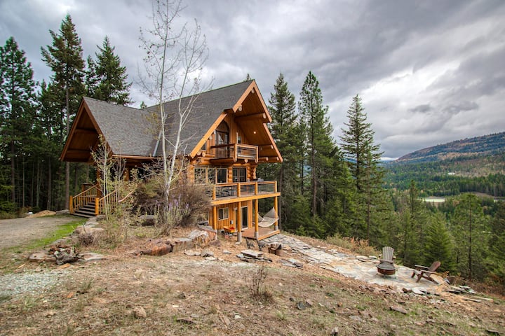 4br Log Cabin In The Woods With Amazing Lake Views - Hope, ID