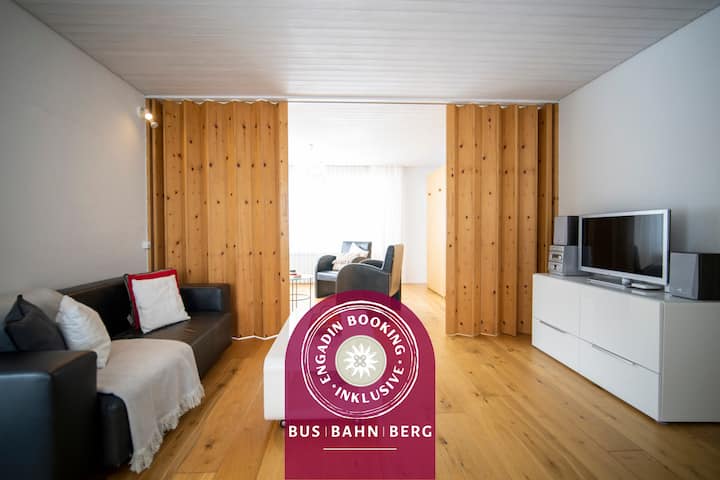 Chasa Trü Nr. 9: Idyllic 2.5-room Flat In The Trü - 