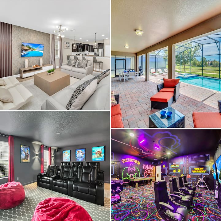 Modern Villa In Champions Gate - Themed Rooms - Davenport, FL