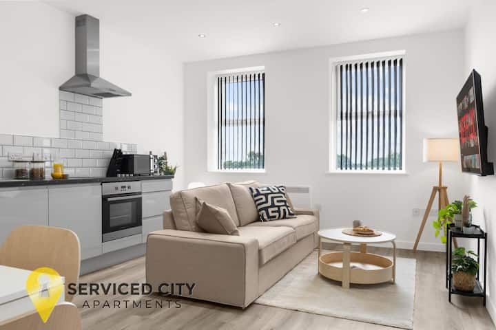 Sca- Arden Apartment 3 Triple Bedroom Free Parking - 케닐워스