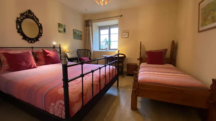 Chambre Triple, Salle De Bain - Ecogite 3 éPis Gdf - Ambert