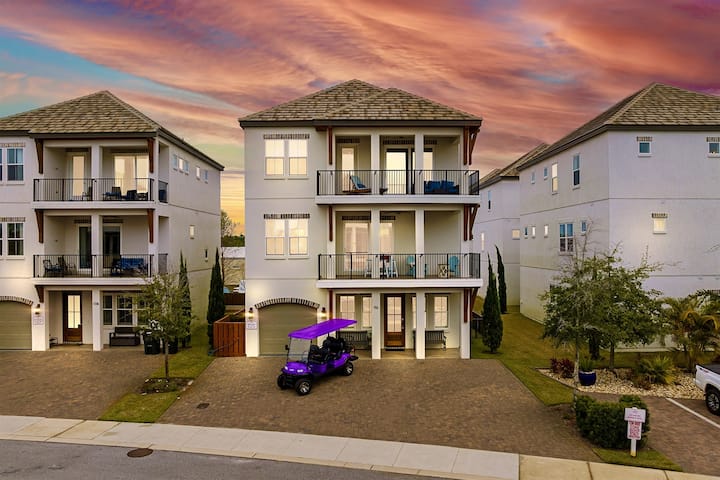 Hidden Treasure: 2min To Beach, Golf Cart, Pool - Miramar Beach