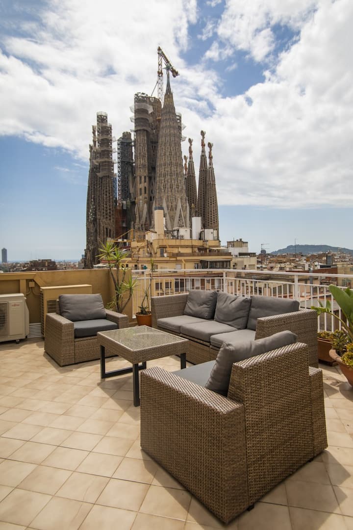 A1mar1023 Breathtaking Rooftop In Sagrada Familia - Barcelona