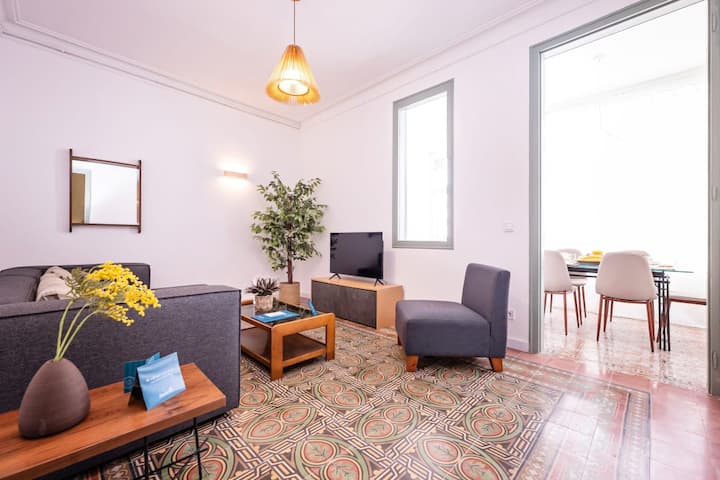 Rocafort | Contemporary Apt. By Parc Joan Miró - Barcelona