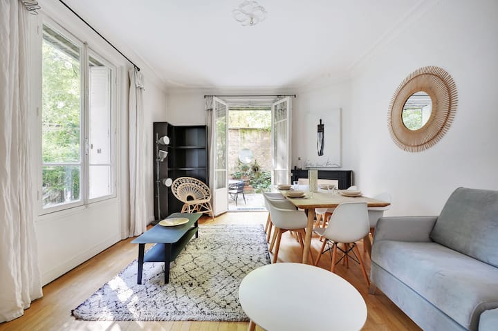 Beau 3bdr Avec Jardin - Mirabeau - Bail Mobilité - Parijs