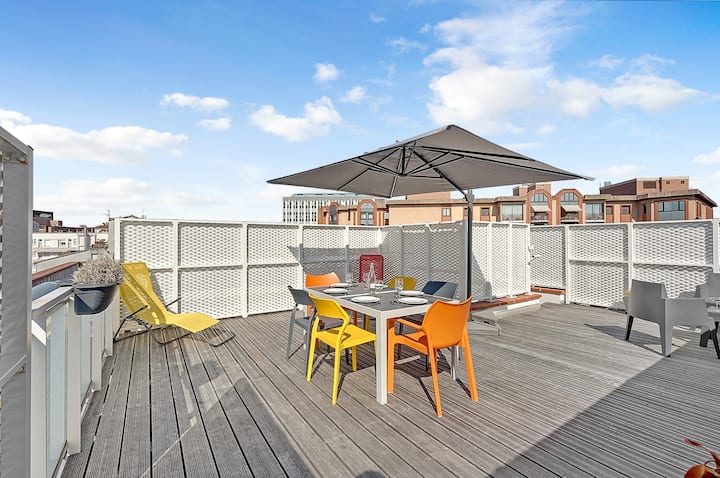Le Patio Guilhemery - Nice Rooftop Apartment - Toulouse