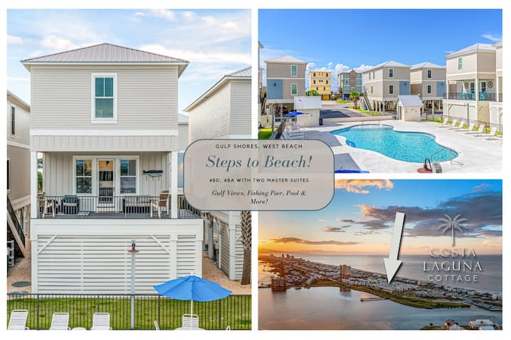 Gulf Views-pool, Steps 2 Beach, Pier, Pet Friendly - Gulf Shores, AL