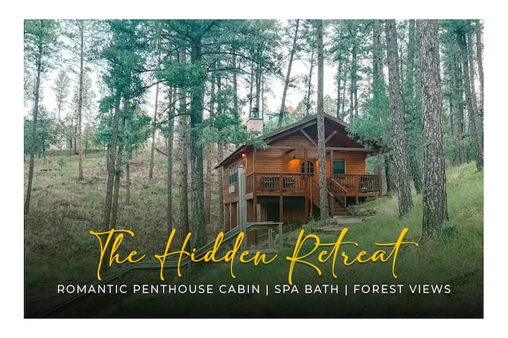 Romantic Penthouse Cabin | Jacuzzi - Ruidoso, NM