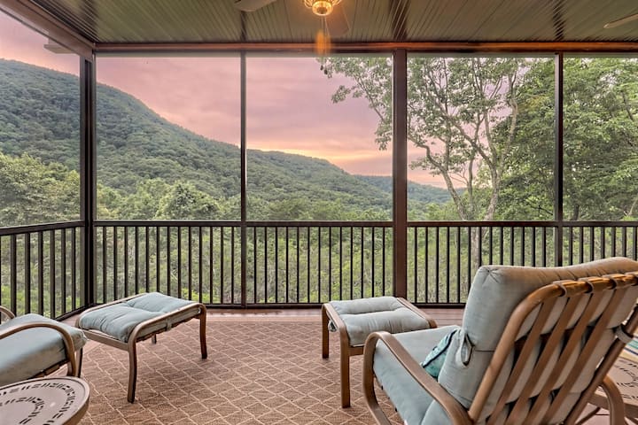 Serene Mountain Views | Hot Tub | Sauna | Games - Helen, GA