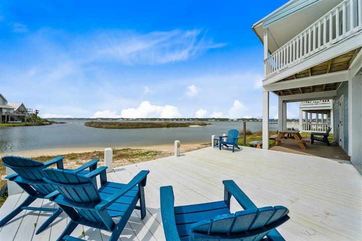 4br Oceanview Home W/ Dock, Views - 格爾夫海岸