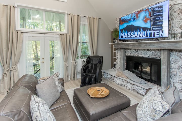 Hot Tub - Massage Chair - Game Room - Fenced Yard - Massanutten, VA