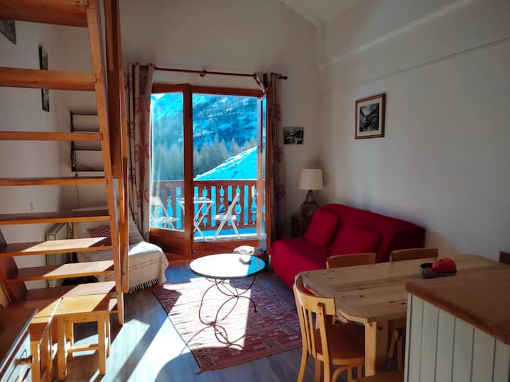 Studio Cabine + Mezzanine 4 Personnes 3* Exposé S - Valloire