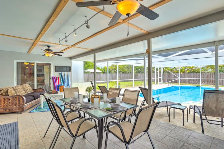 'Tropical Landing' Stuart Home W/ Pool + Grill! - Stuart, FL
