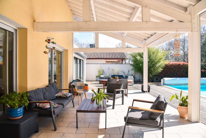 Villa Hibiscus à 10 Min De L'océan - Seignosse