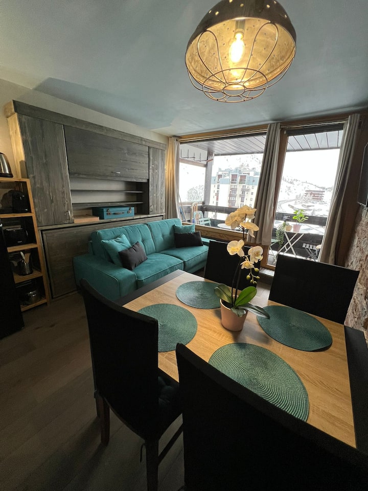 Studio 4/5 Personnes Vue Montagne, Tout Confort - Val-d'Isère