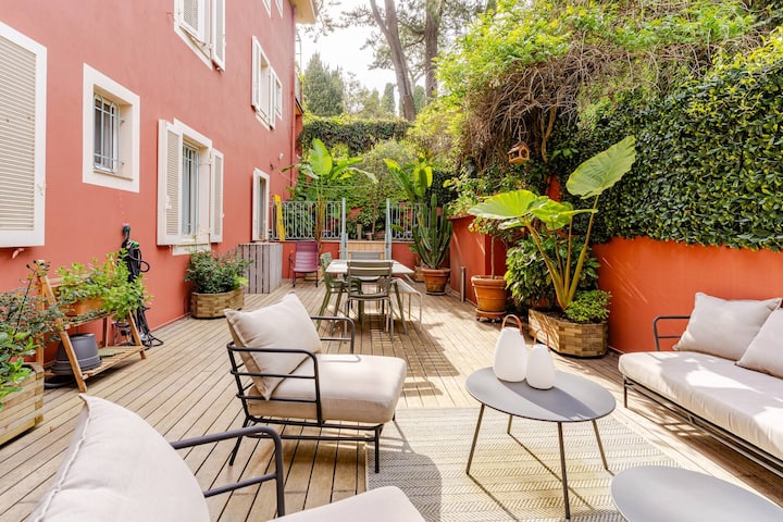 Superbe Appartement Avec Patio Et Terrasse - Saint-Jean-Cap-Ferrat