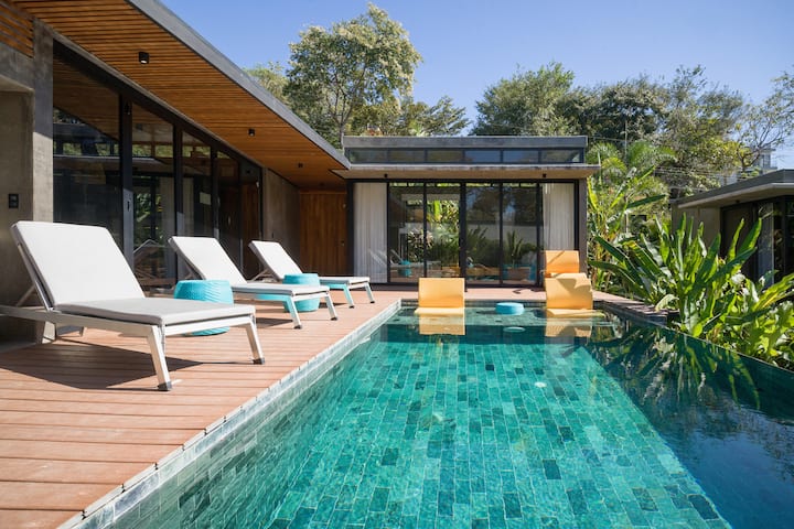 Luxury Oasis Perfect For Families Walking Distance - Tamarindo