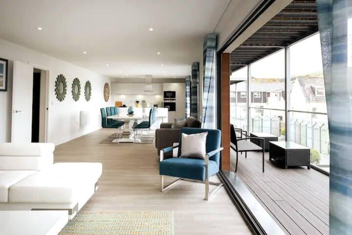 4br-8guests-balcony-beachview-pool-pets - Woolacombe