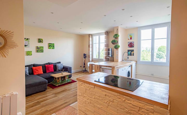 Beau 59m² Bien éQuipé Au Coeur De Lyon - Bron