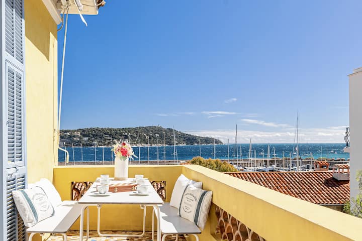 Vue Mer - A 100m Du Port Extraordinaire 4 Pièces - Villefranche-sur-Mer