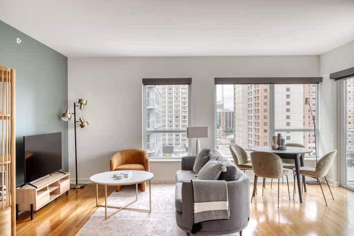 Blueground | Bellevue, Gym & Roof, Nr Lightrail - Bellevue