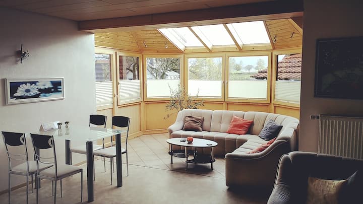 Ferienwohnung Mit Terasse (Ferienwohnung Vreni) - Poppenhausen (Wasserkuppe)