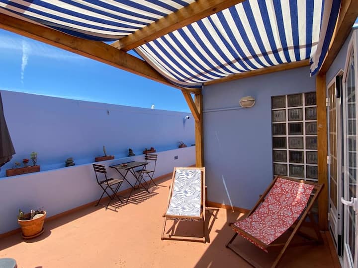 Casa Do Buzio Toit-terrasse Avec Vue Sur L’océan - Lourinhã