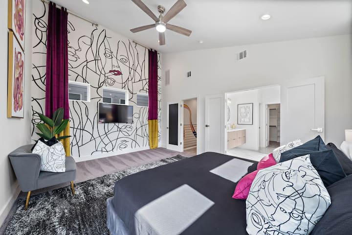 Luxe 3br Home + 1br Apt | Mins To Downtown | Wifi - Houston, TX