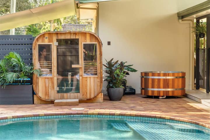 Coolum Family Hideaway With Pool, Sauna + Ice Bath - Coolum Beach