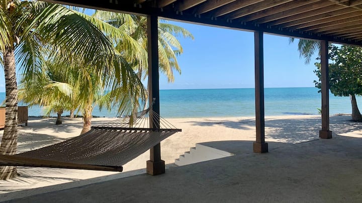 Beachfront Home Kissin' The Caribbean - Belize