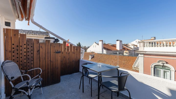 1bdr Apartment W/ Terrace And View By Lovelystay - Lissabon