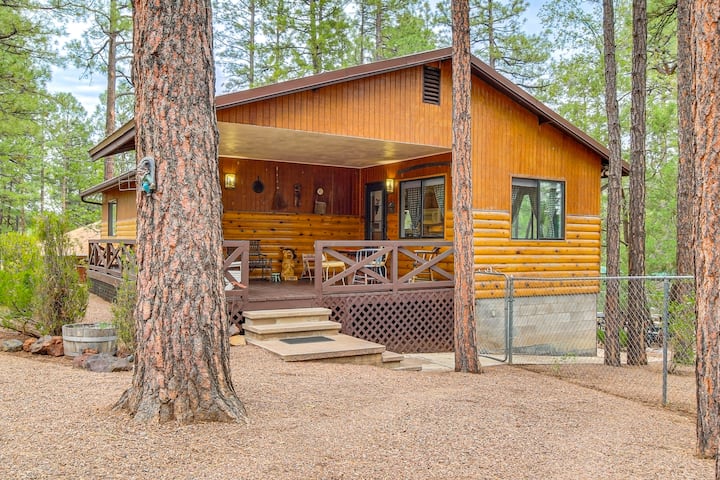 10 Mi To Show Low: Pinetop-lakeside Family Cabin! - 파인탑-레이크사이드