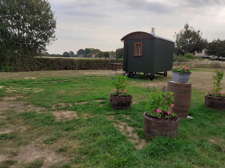 Glamping In Wiltshire In Our Luxury Shepherds Hut - Chippenham