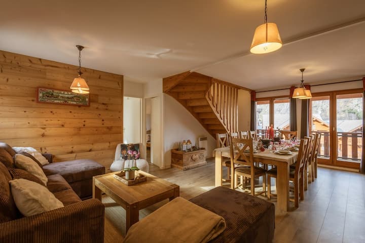 5 Pièces Duplex 10 Personnes 4* Exposé Ouest - Valloire