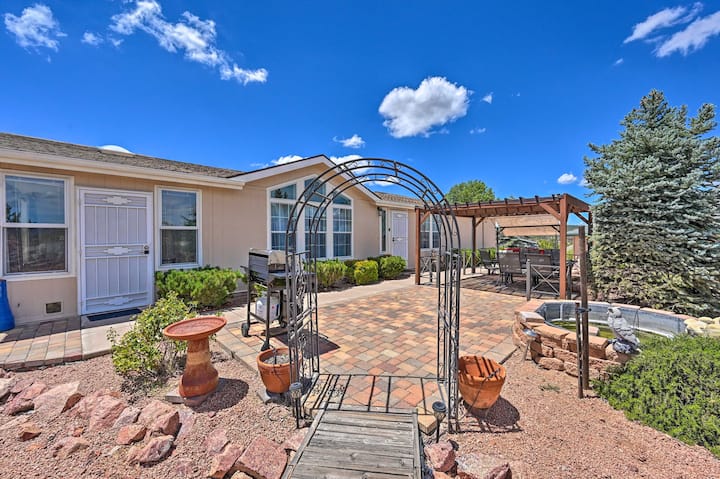 Charming Payson Home W/ Arizona Room & Grill! - Payson, AZ