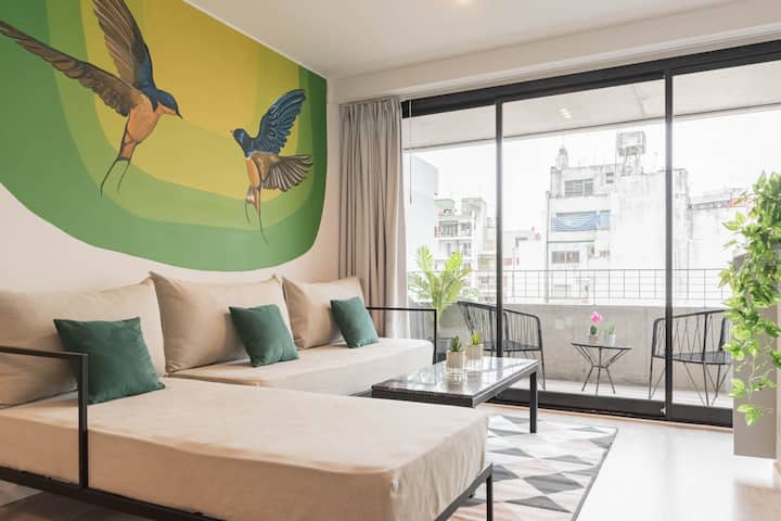 Mot Rentals + Araoz 'E' - 1 Dorm En Palermo Soho - Buenos Aires