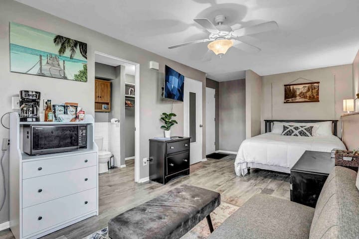 Studio/big Tv/free Wifi/free Pkg/near Downtown/88 - Aurora, IL