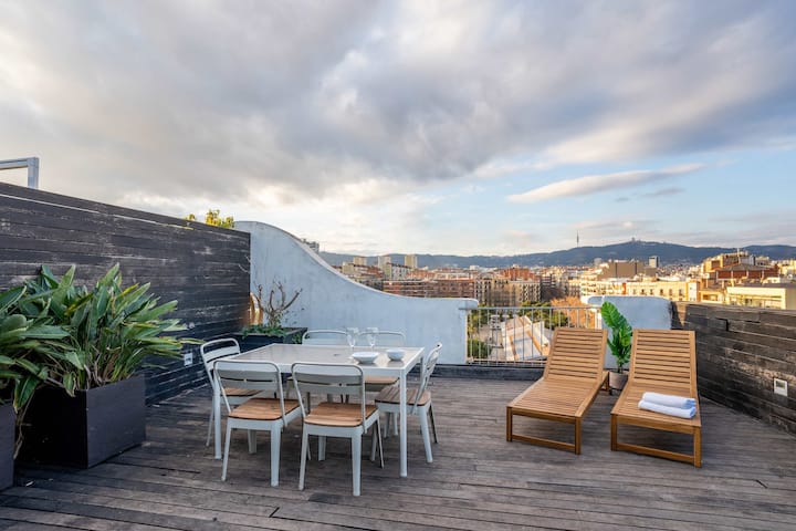 Amazing 3 Bedroom Penthouse In Plaza España - Barcelona