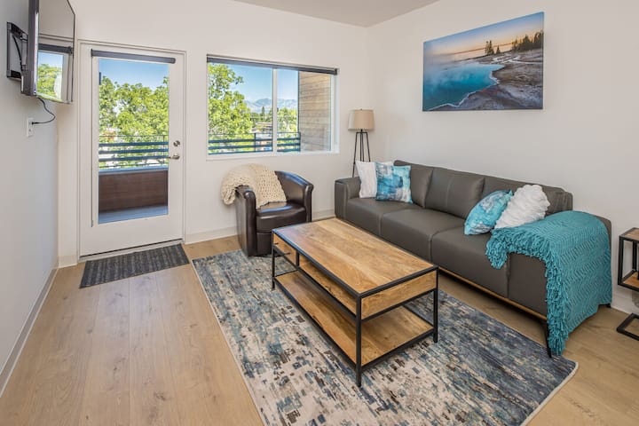 Modern Downtown Condo W/balcony, Parking & A/c - Bozeman, MT