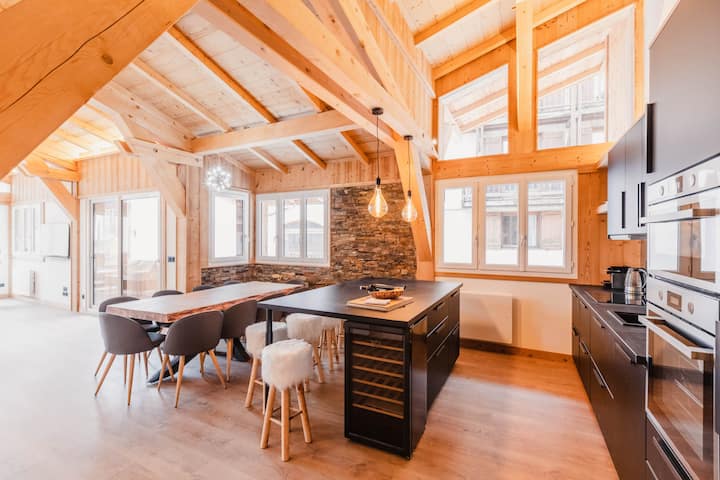 Chalet M, Pied Des Pistes Et Garage - Montgenèvre