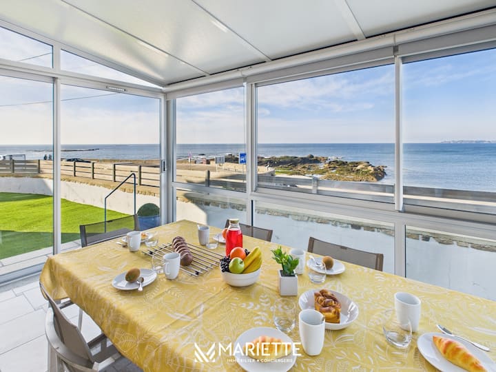 -Avel Dro- Belle Maison Familiale Vue Mer Corniche - Concarneau