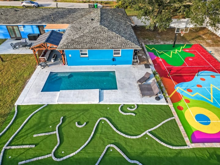 2 Homes- Heated Pool & Pickleball- The Dunedin Duo - Clearwater