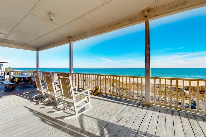 4br Oceanfront Dog Friendly | Hot Tub | Pool - St. George Island, FL