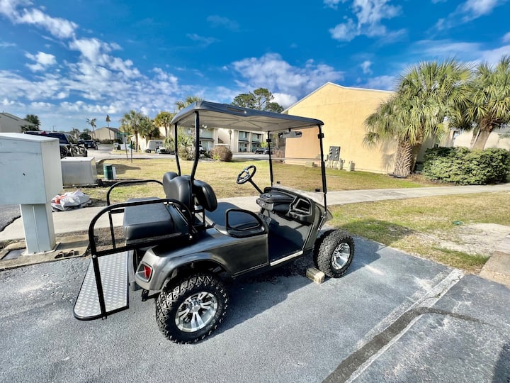 Steps From The Beach, Golf Cart-gulf Highlands 201 - Panama City Beach, FL