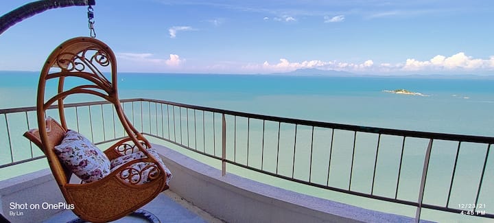 Paradise T#3: 2br/6pax, Breathtaking Sea View - Teluk Bahang