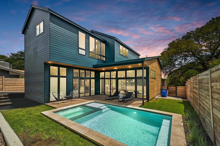 Tulum Style Retreat | Pool, Hot Tub, Guest House - Austin, TX